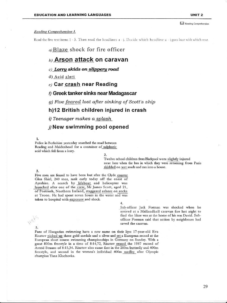 Unit 2 Education and Learning Languages | PDF