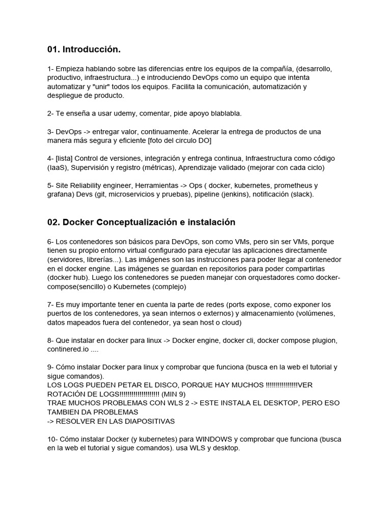 Introducción a DevOps y Docker | PDF
