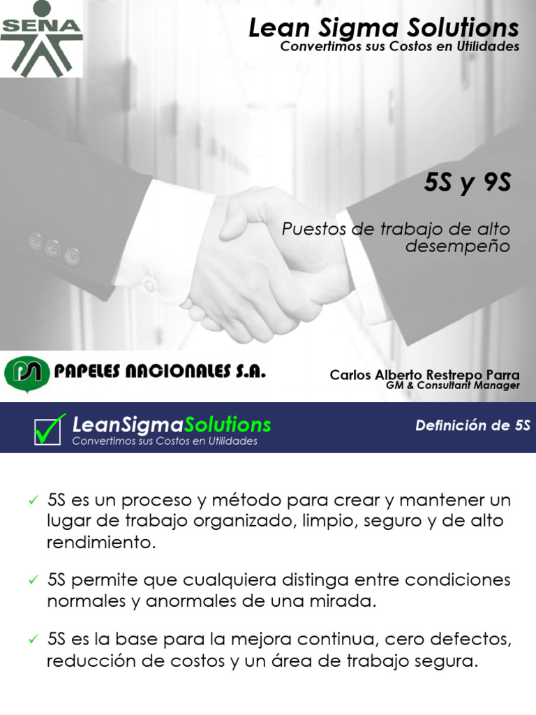 19-5S y 9S | PDF | Lean Manufacturing | Economias