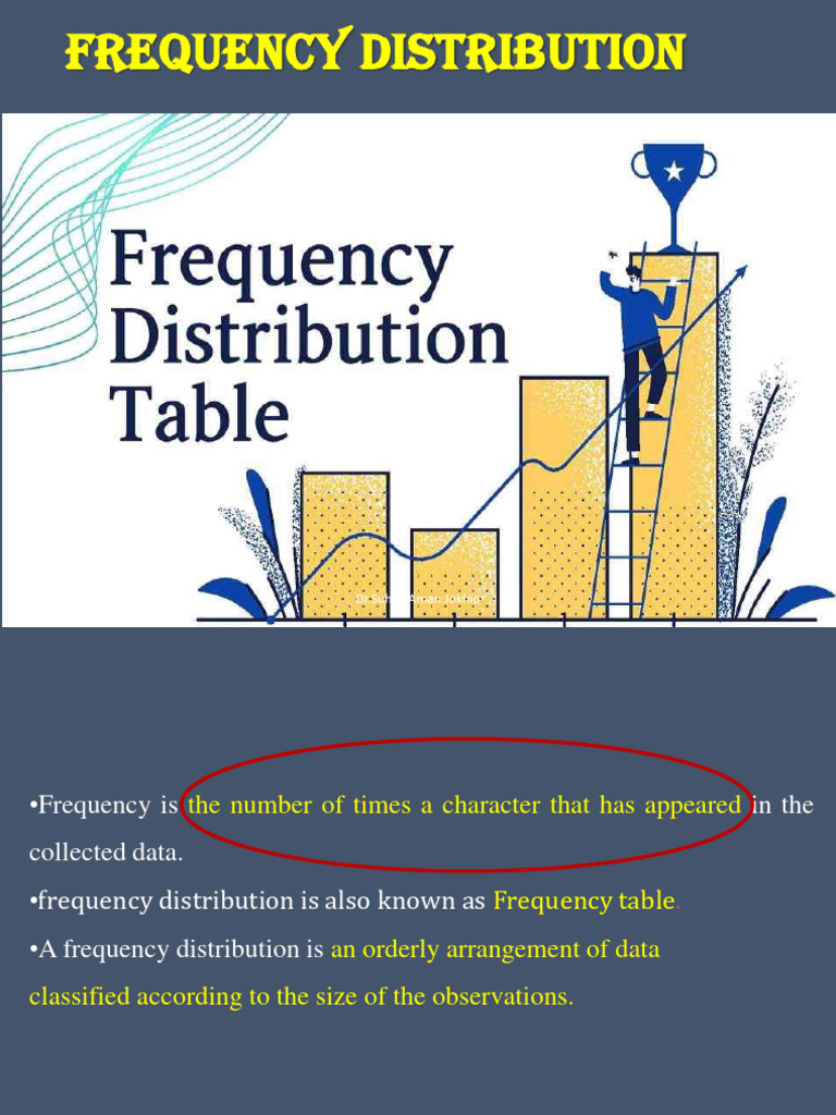Construction of Frequency Distribution | PDF