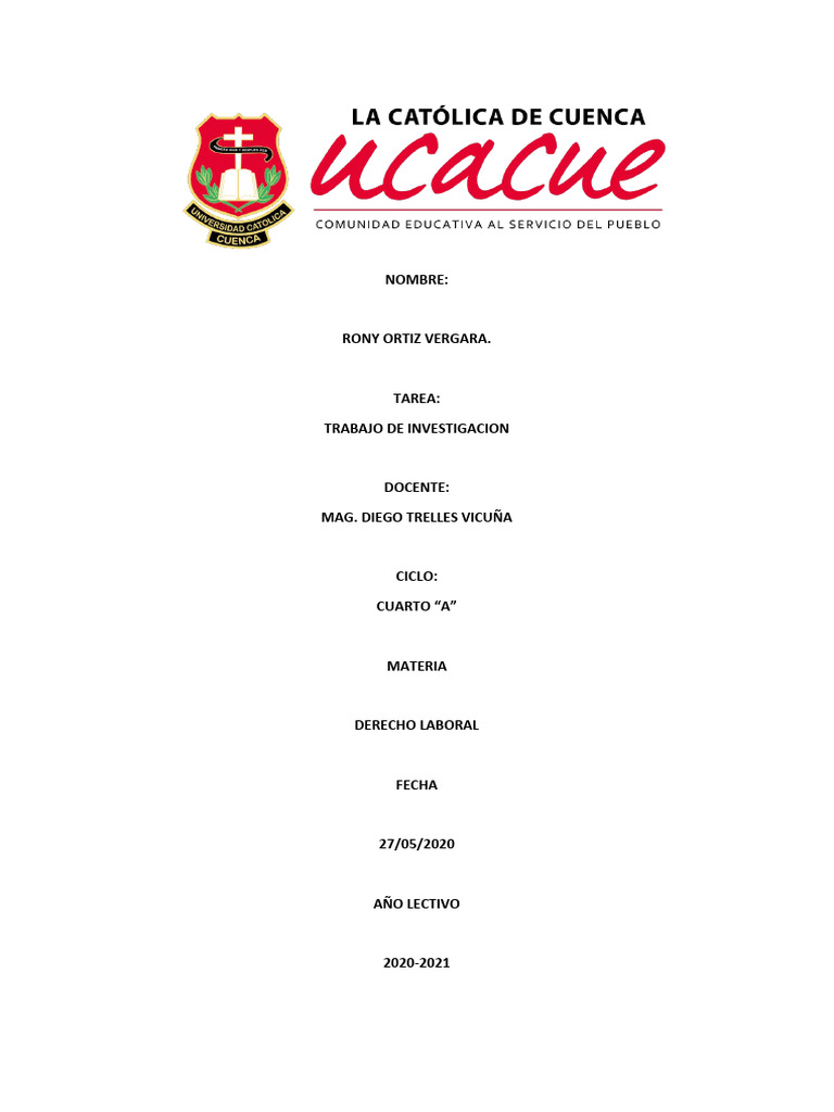 Derecho Laboral - Ronny | PDF | Derecho laboral | Acuerdo colectivo