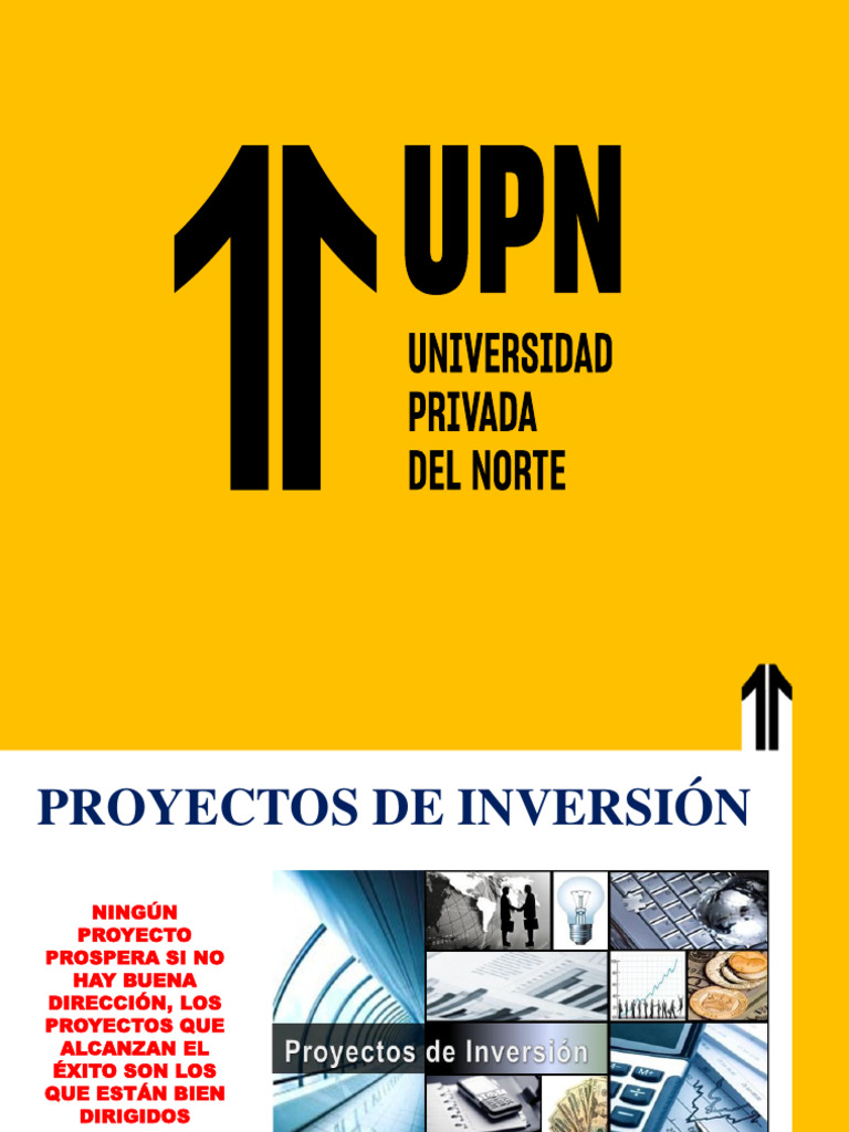 Semana 1 Proyectos de Inversión Upn VF (A) 1 | PDF | Calidad (comercial) | Business