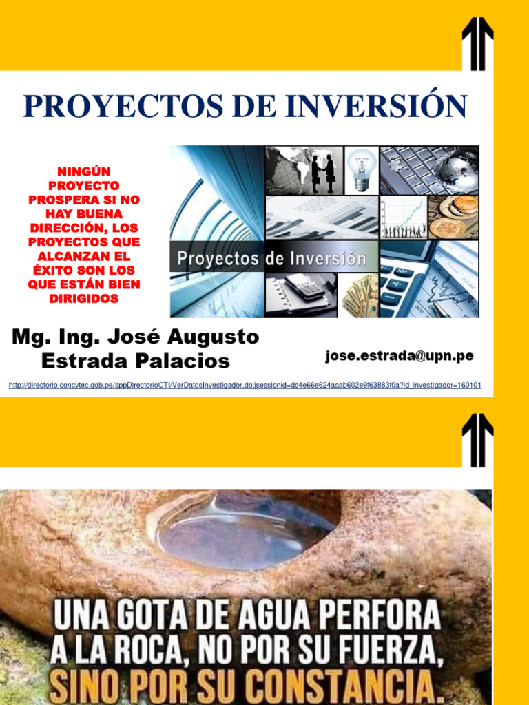 Semana 1 Proyectos de Inversión Upn VF (C) 1 | PDF | Gestión de proyectos | Grupo de interés ...