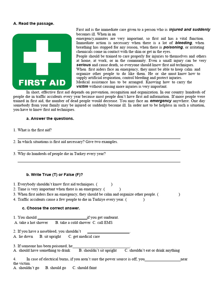 First Aid | PDF | First Aid | Injury
