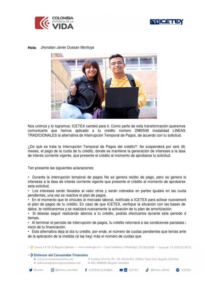 Hola: Jhonatan Javier Dussan Montoya | PDF