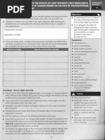 PRACTICAL 1 Effect of Light Intensity On Photosynthesis | PDF