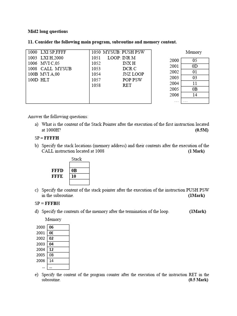 mid2longqمعالجات | PDF | Computer Architecture | Computer Data