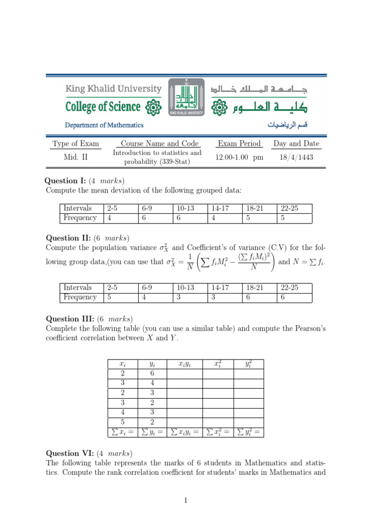 Sol Mid2-339 | PDF | Statistics | Scientific Method