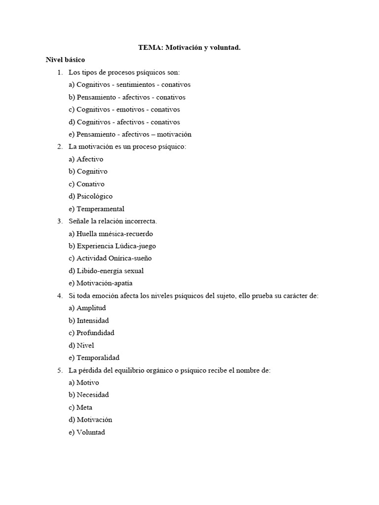 Boletín_ Motivación y voluntad. | PDF | Motivacional | Motivación Boletín_ Motivación y voluntad. | PDF | Motivacional | Motivación