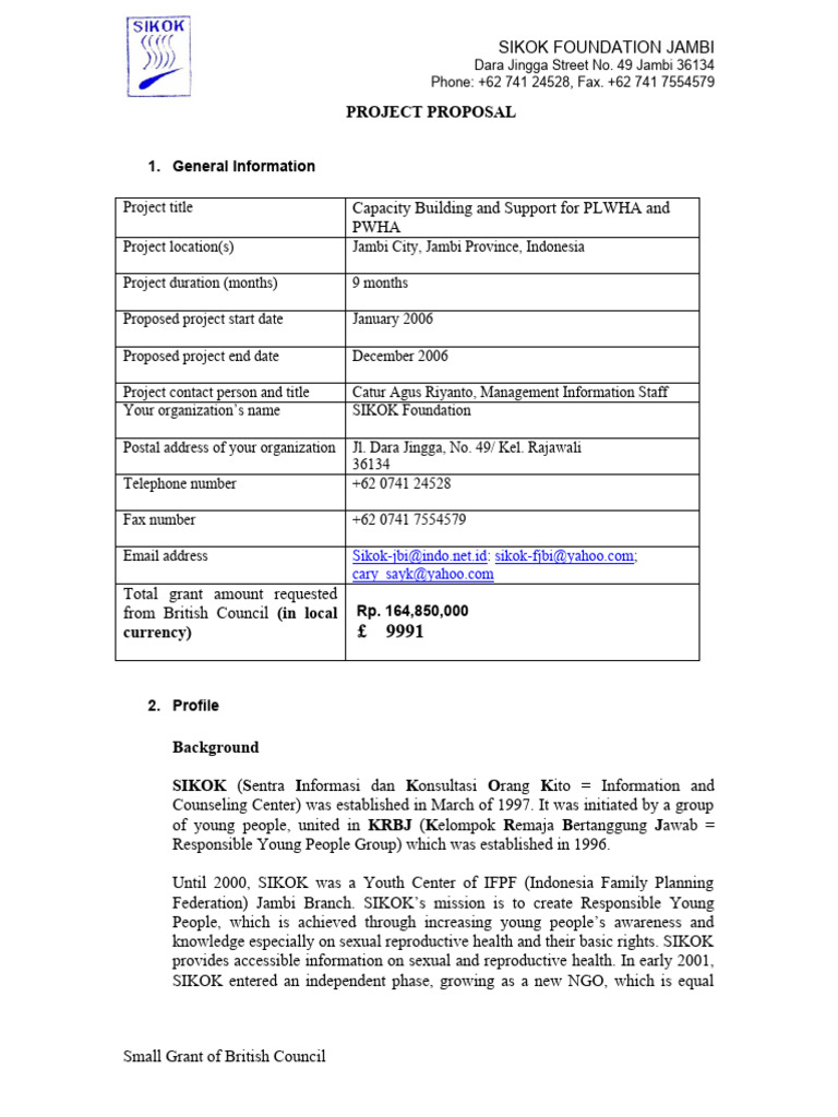 Proposal Perfect | Download Free PDF | Hiv/Aids | Empowerment