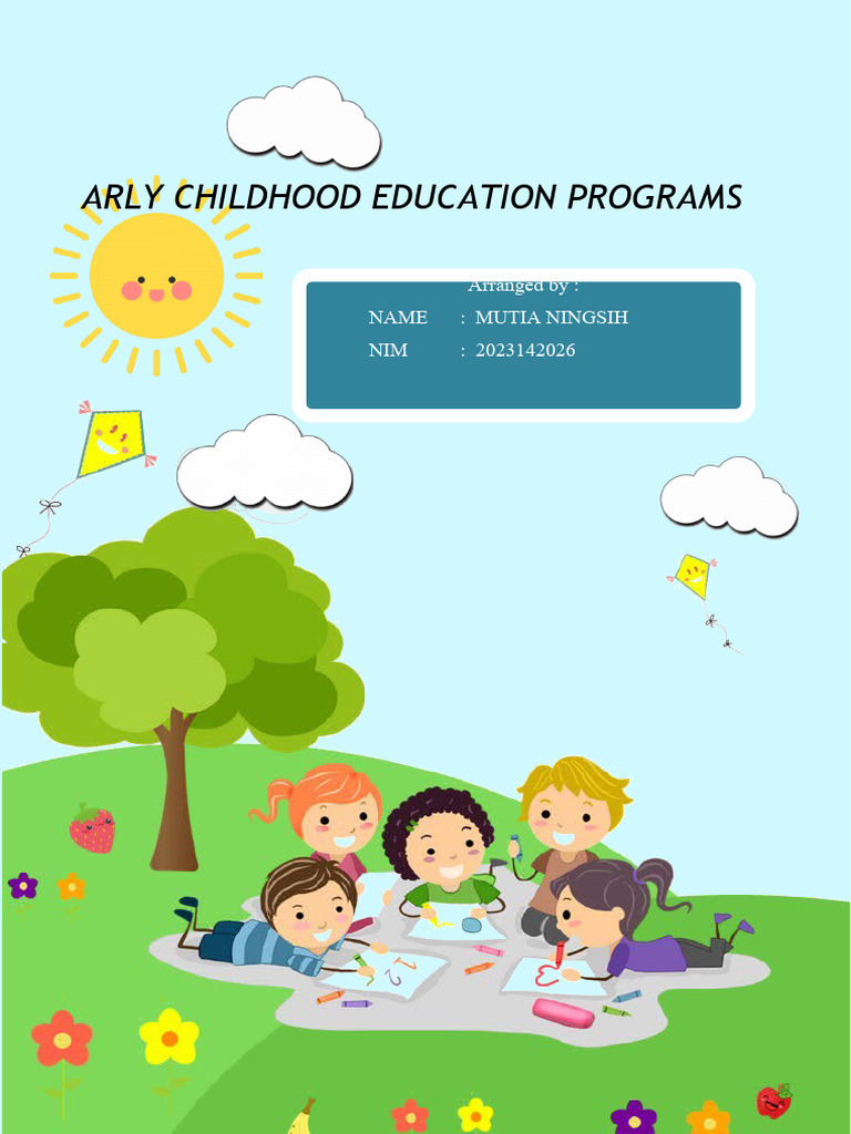 Early Childhood Education Activities | PDF