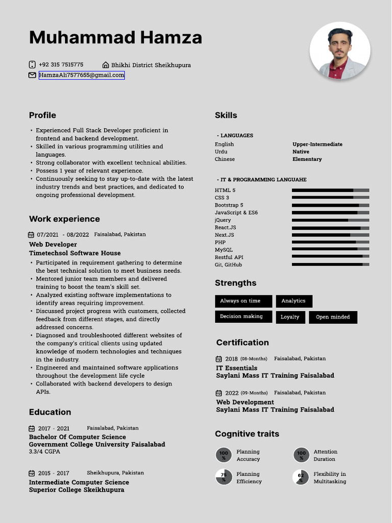 MHamza Full Stack Dev | PDF | World Wide Web | Internet & Web MHamza Full Stack Dev | PDF | World Wide Web | Internet & Web