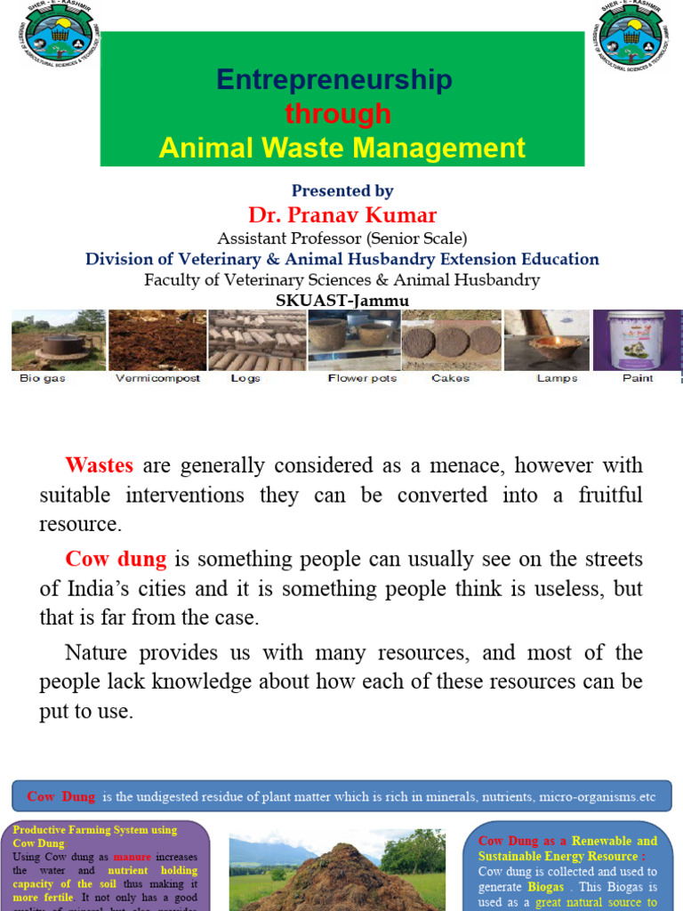 Palampur Lead Paper PPT DR Pranav | PDF | Biogas | Manure