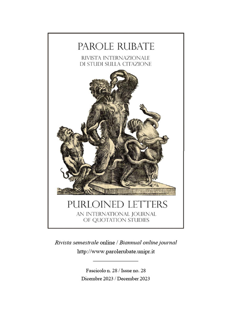 Rivista Semestrale Online / Biannual Online Journal: Fascicolo N. 28 ...