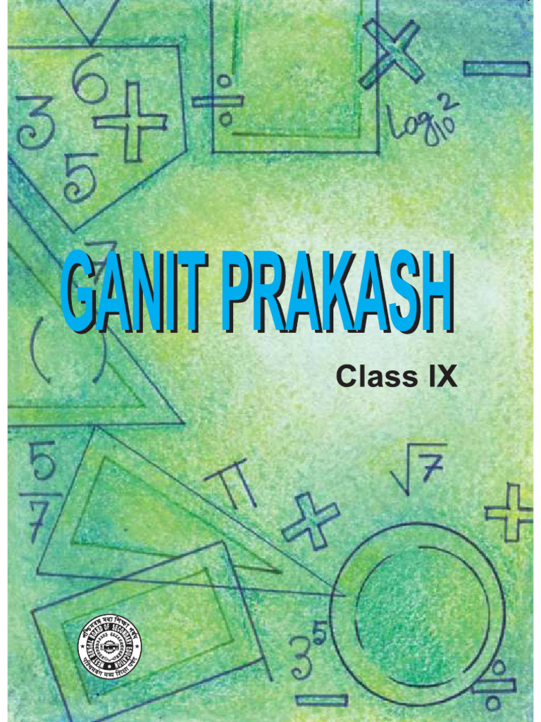 Ganit Prakash English Class IX Total Book 30.10.2023 Reduce | PDF | Area | Circle