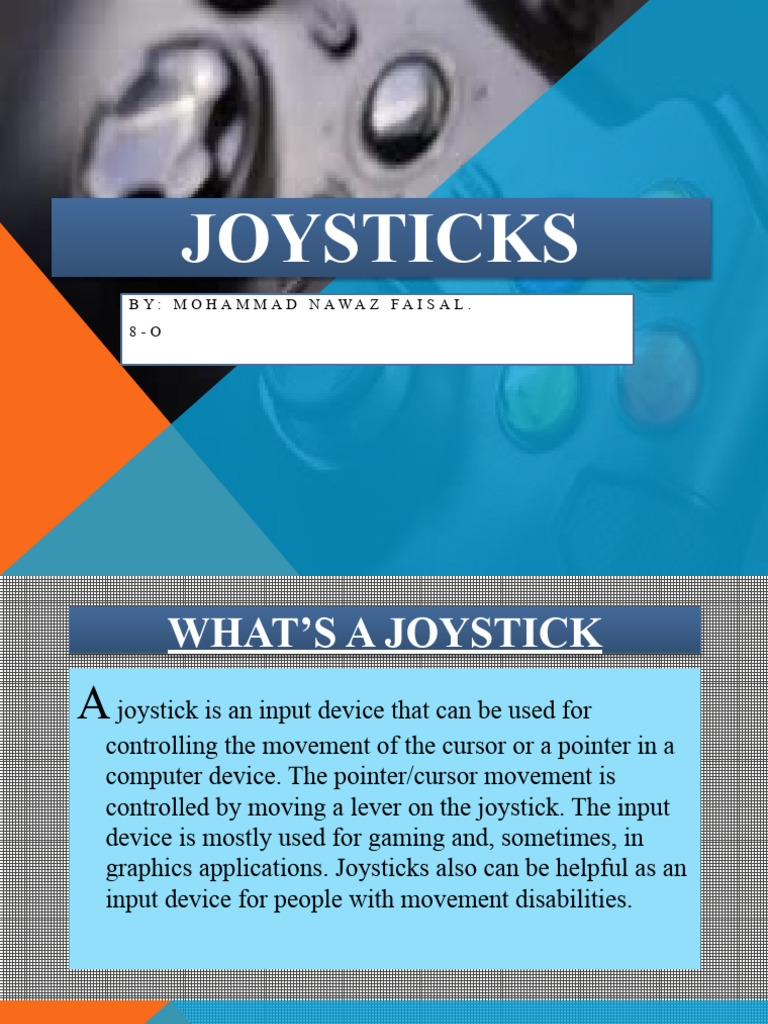 ICT Presentation About The JOYSTICK | PDF