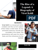 Virat Kohli Biography | PDF | Sports | Cricket