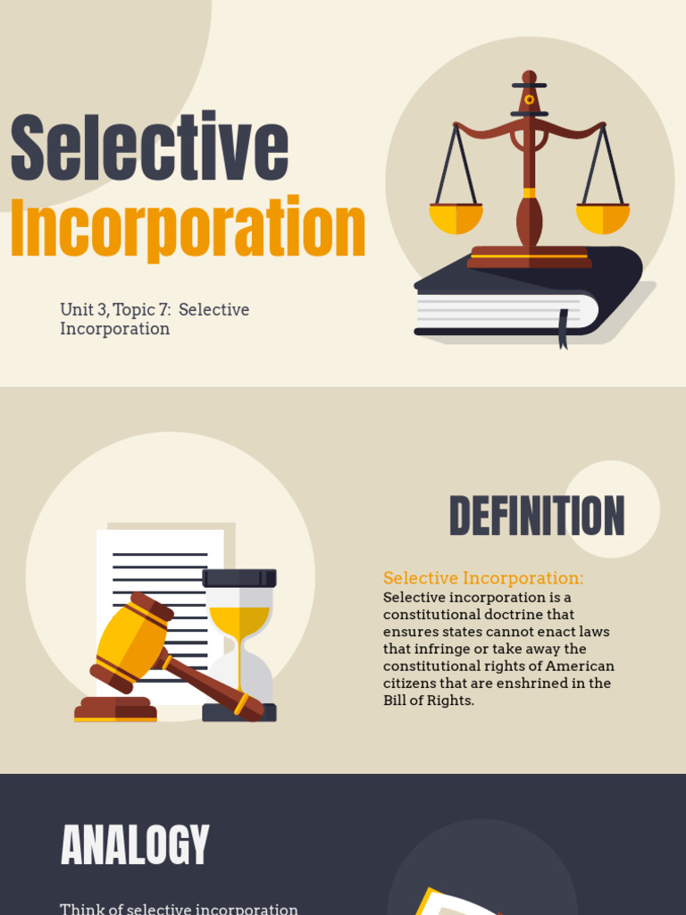U3.T7.IA1 - Selective Incorporation | PDF