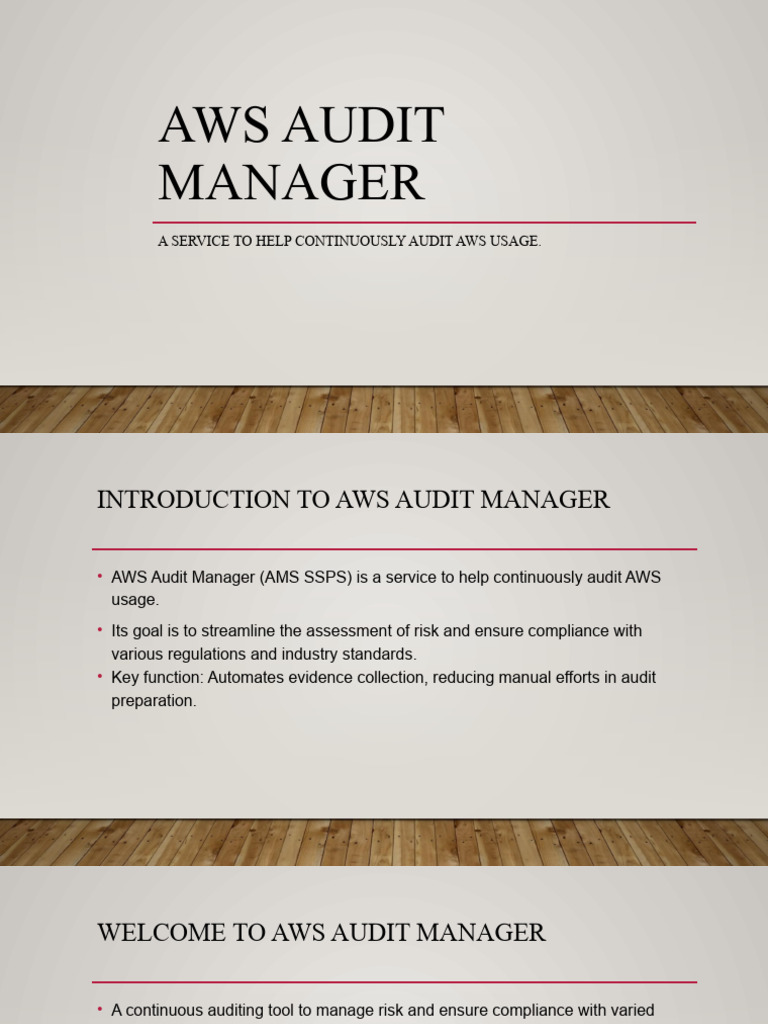 Audit Manager | PDF | Audit | Regulatory Compliance