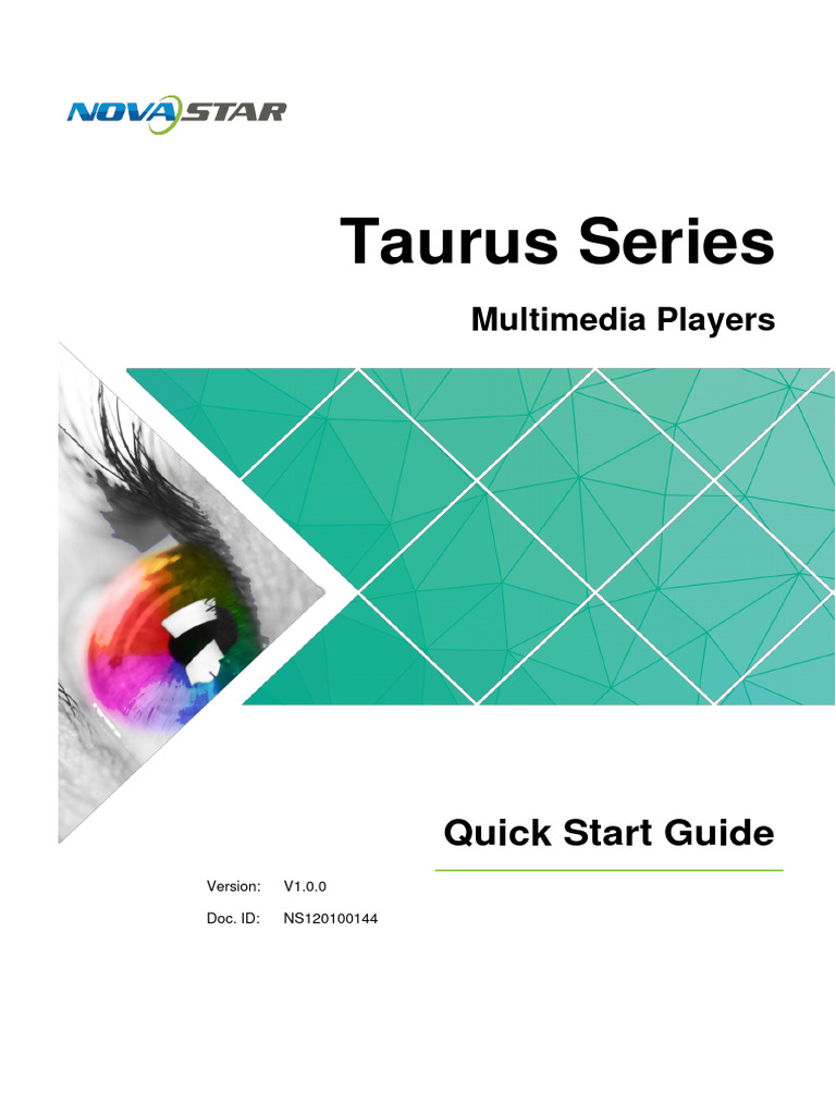 Taurus Series Multimedia Players Quick Start Guide v1 0 0 1 1 1649 7 ...