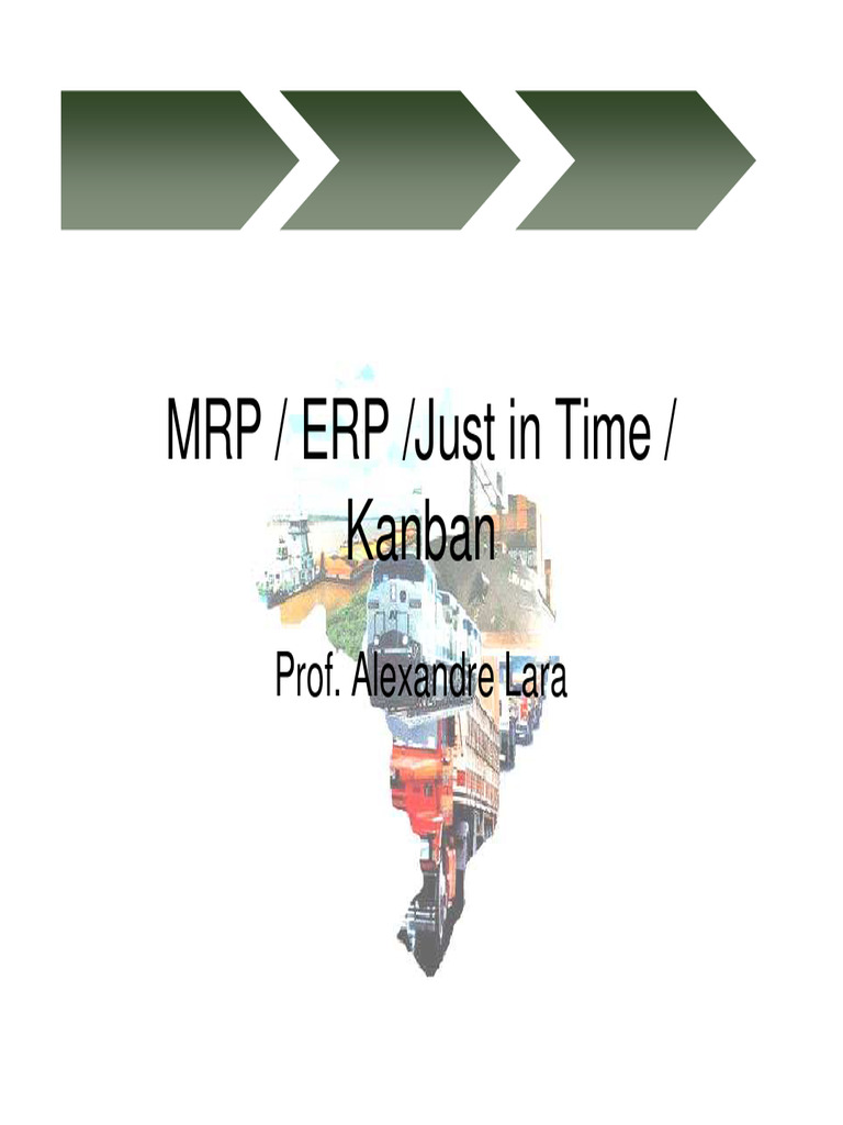 ERP Just in Time e Kanban | PDF
