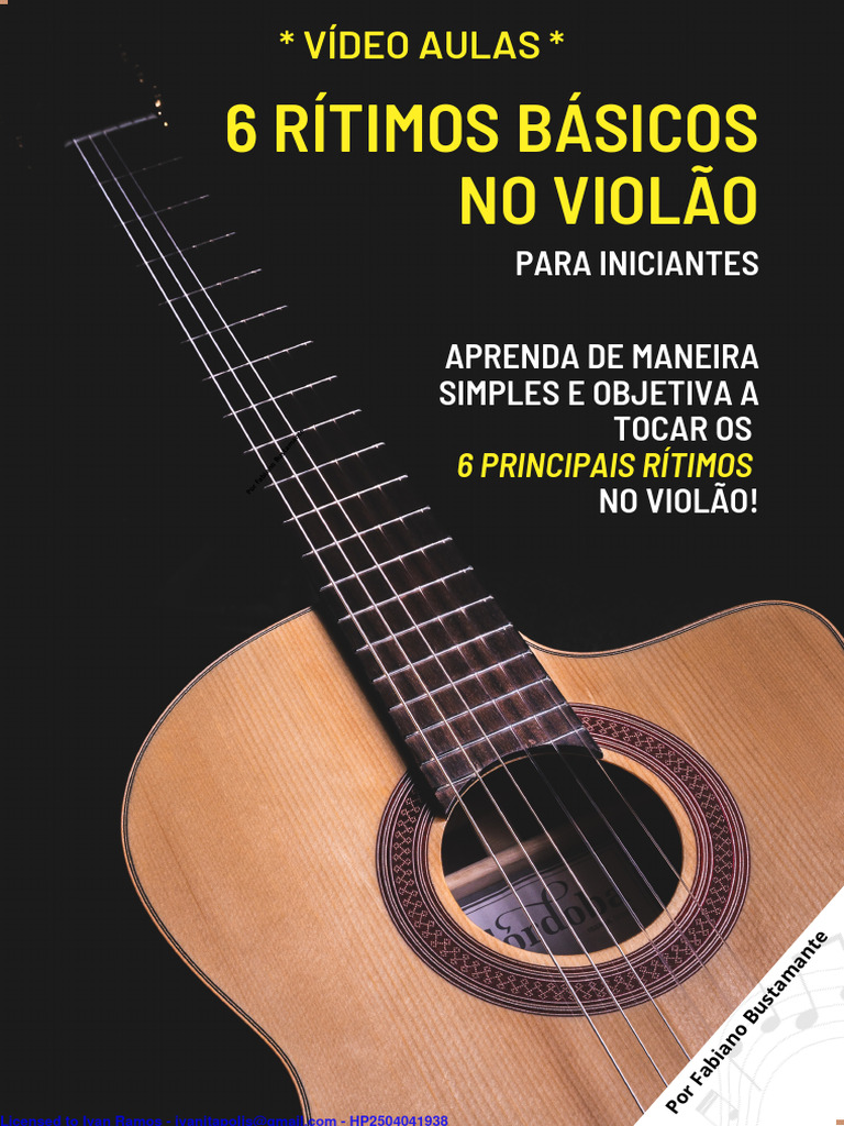 Curso Rápido 6 Rítmos | Download grátis PDF | Violão clássico
