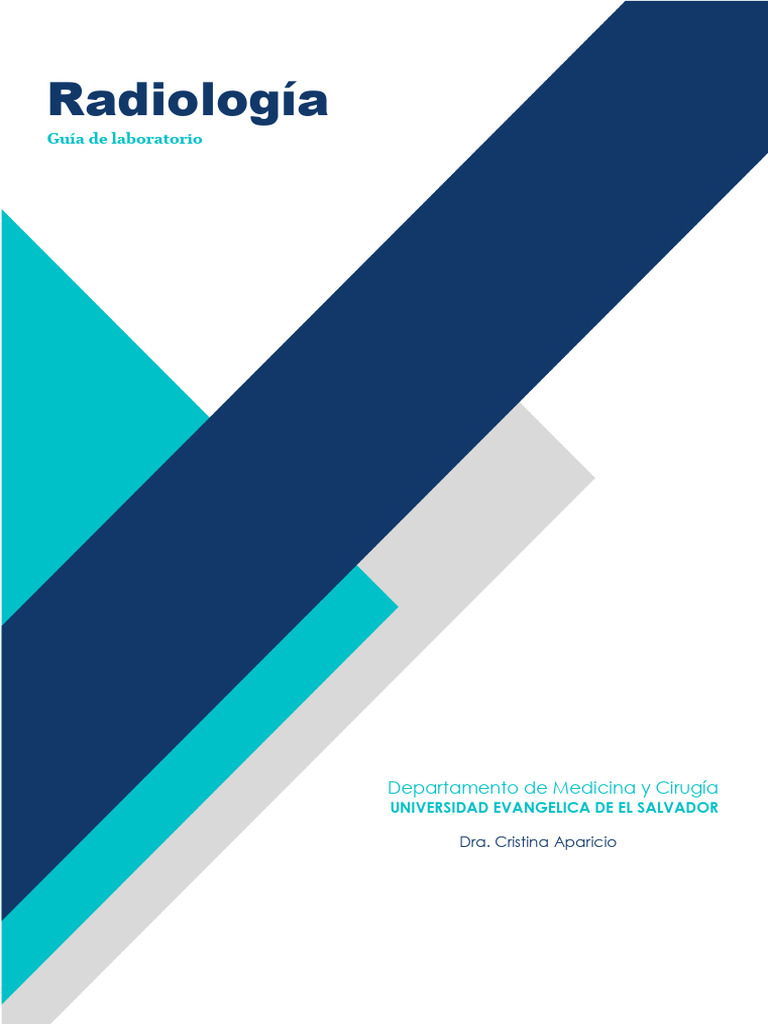 Radiología Guía de Laboratorio | PDF | Laboratorios | Rayo X