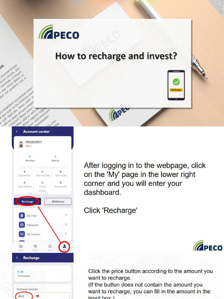 PECO Investing Steps | PDF