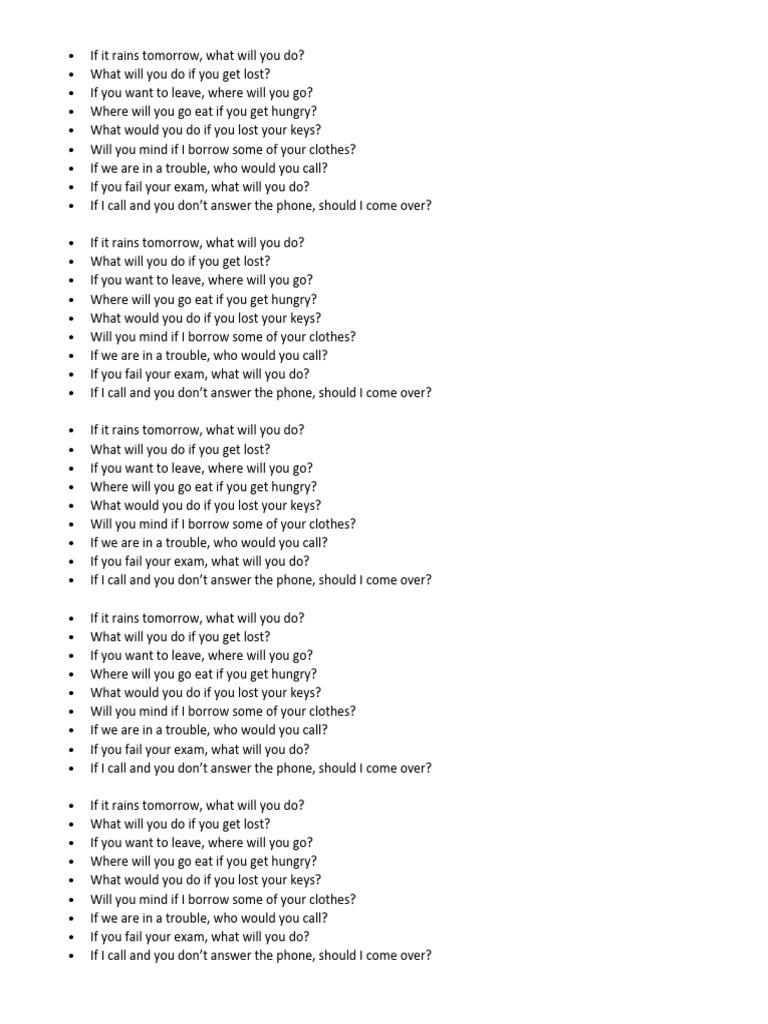 First If Conditional | PDF | Syntax | Language Mechanics