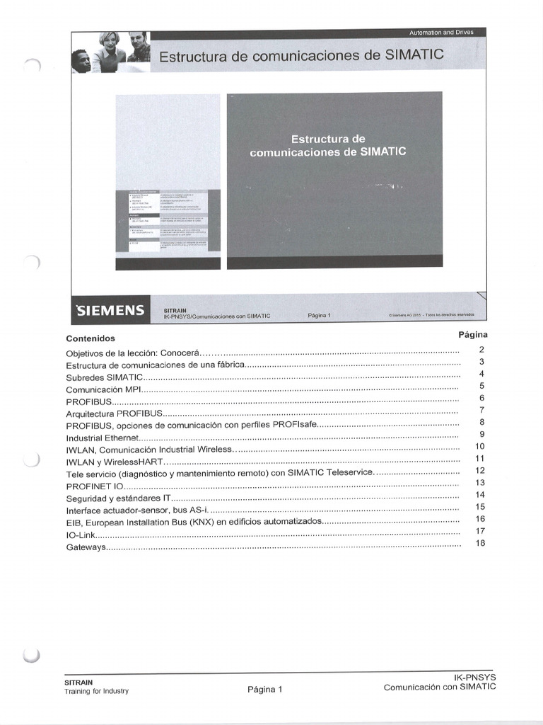 01 - Comunicaciones en SIMATIC | PDF