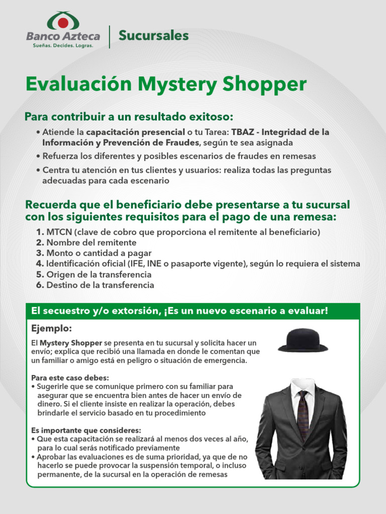 Anexo Mystery Shopper | PDF