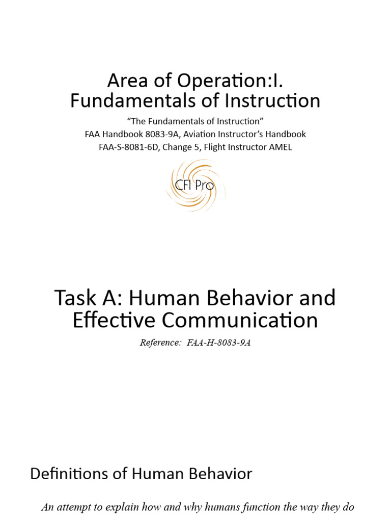 Task A - Human Behavior and Effective Communication | PDF | Behavioural ...