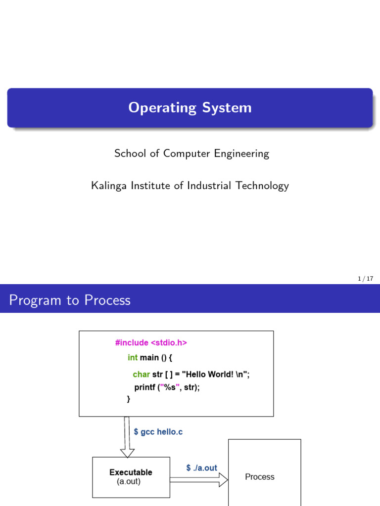 OS Class 3 Slides | PDF | Process (Computing) | Programming
