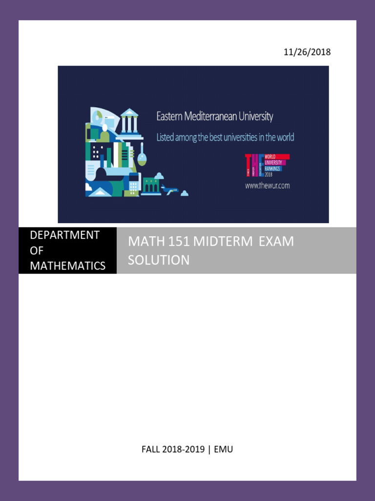 18-19 Autumn Midterm | PDF | Teaching Methods & Materials