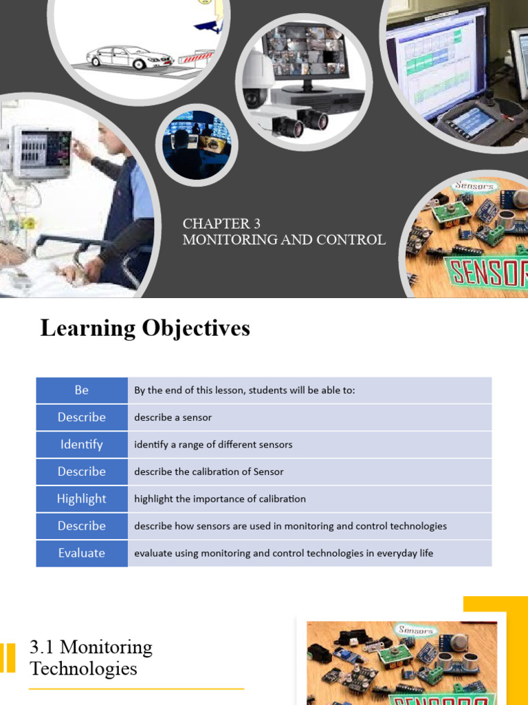 CHAPTER 3 Monitoring and Control | PDF | Calibration | Sensor