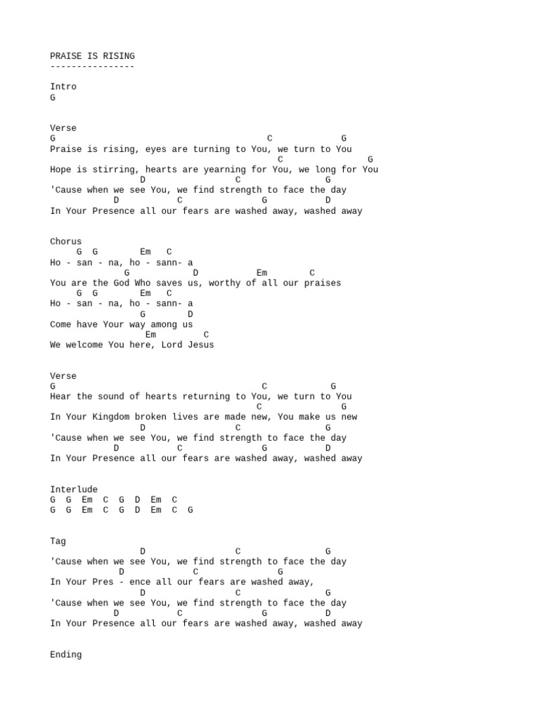 Praise Is Rising | PDF