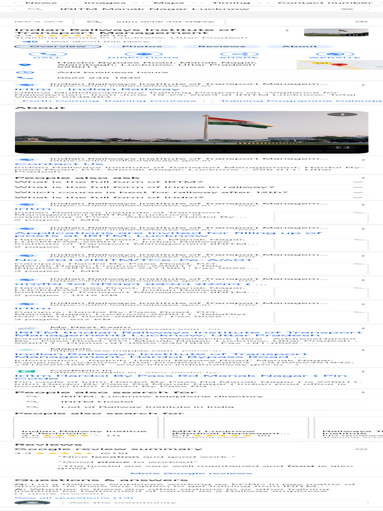 IRITM Manak Nagar Lucknow - Google Search | PDF | Computing