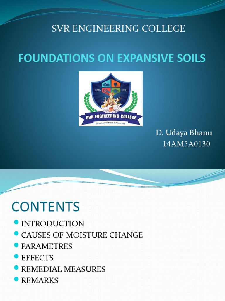 Foundations On Expansive Soils 1 | Download Free PDF | Soil | Soil Science