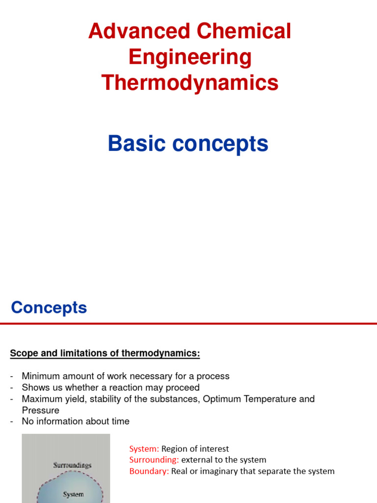 Basic Concepts | PDF | Heat | Thermodynamic Equilibrium