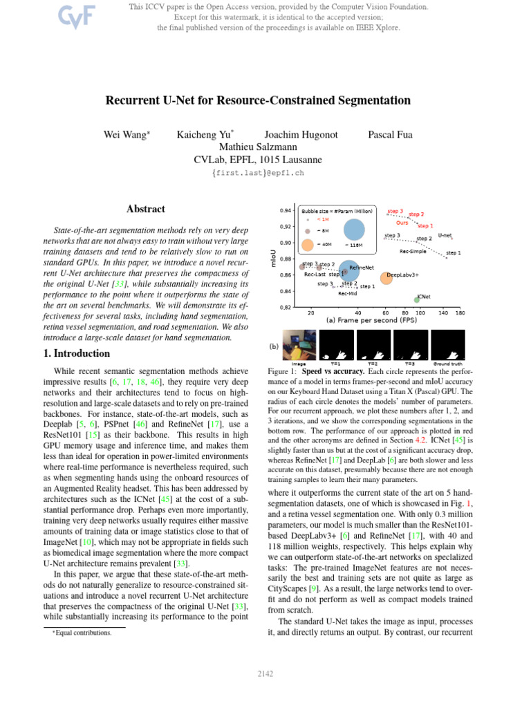 Wang Recurrent U-Net For Resource-Constrained Segmentation ICCV 2019 ...