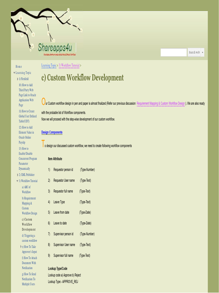 3-Custom Workflow Development - Shareapps4u | PDF | Business