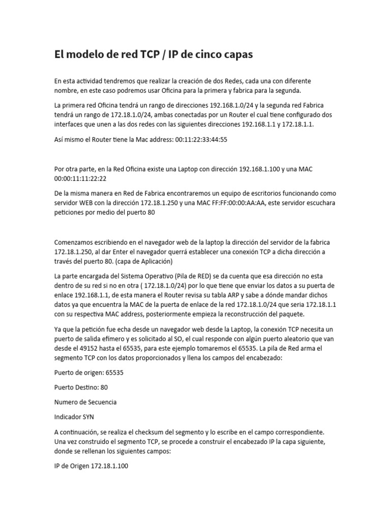 En Esta Actividad Tendremos Que Realizar La Creación de Dos Redes | PDF | Red de computadoras ...