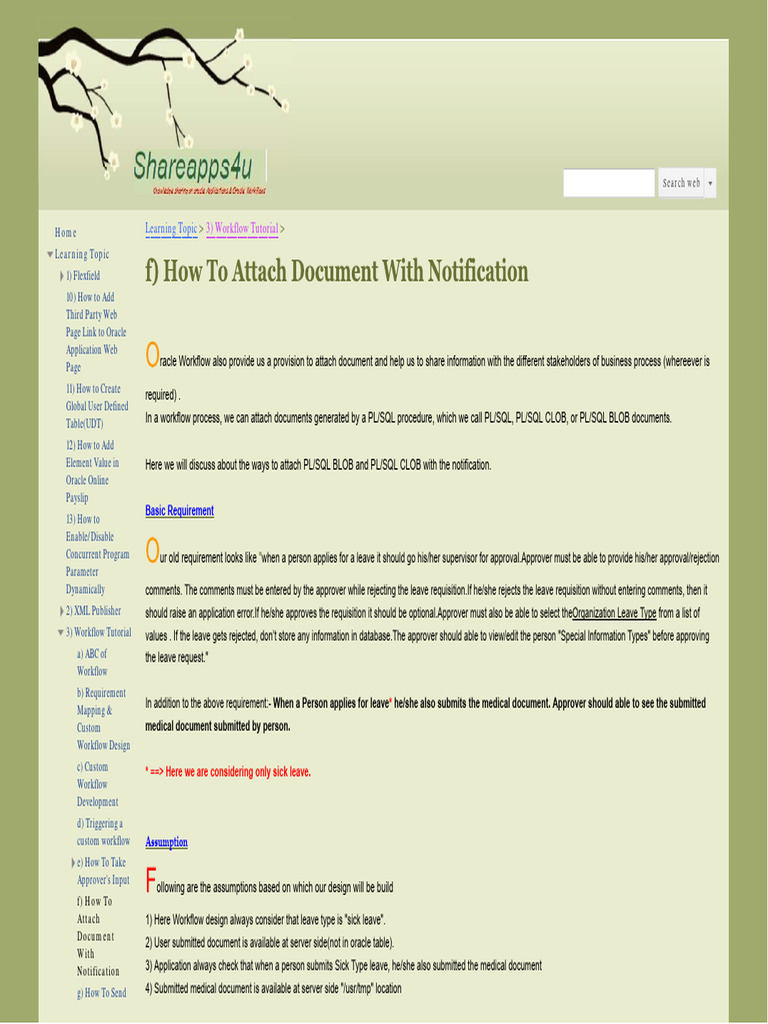 9 - How To Attach Document With Notification - Shareapps4u | PDF