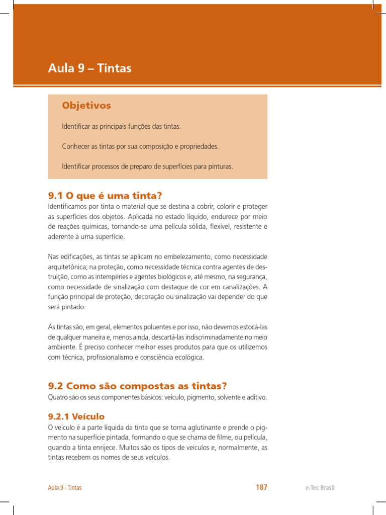 Tintas | PDF | Tinta | Pigmento