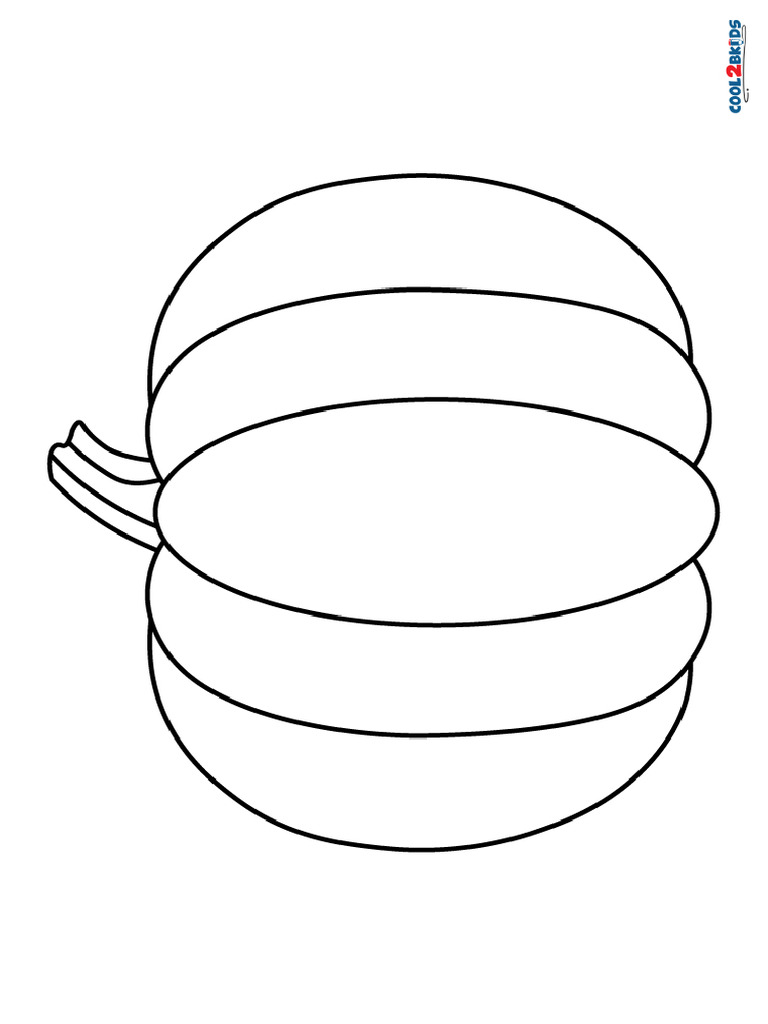 Blank Pumpkin Coloring Pages | PDF