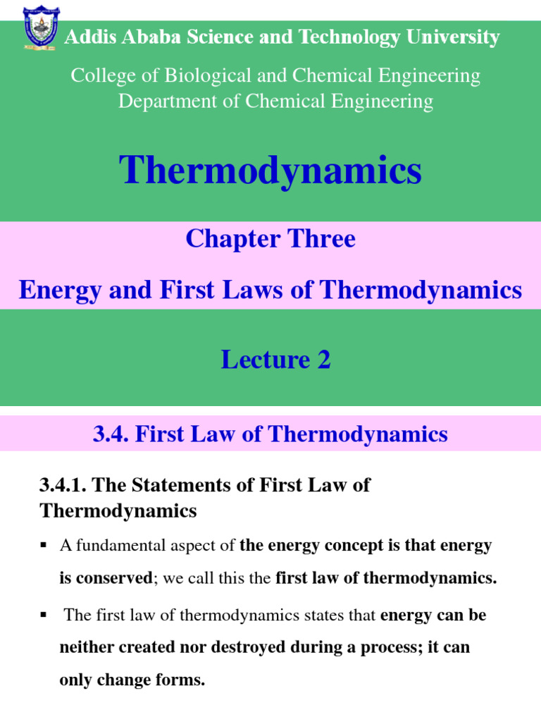 3 Thermo I Chapter 3 Lec2 | PDF | Enthalpy | Gases