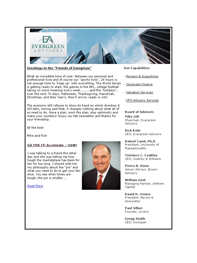 Evergreen | PDF | Stocks | Valuation (Finance)