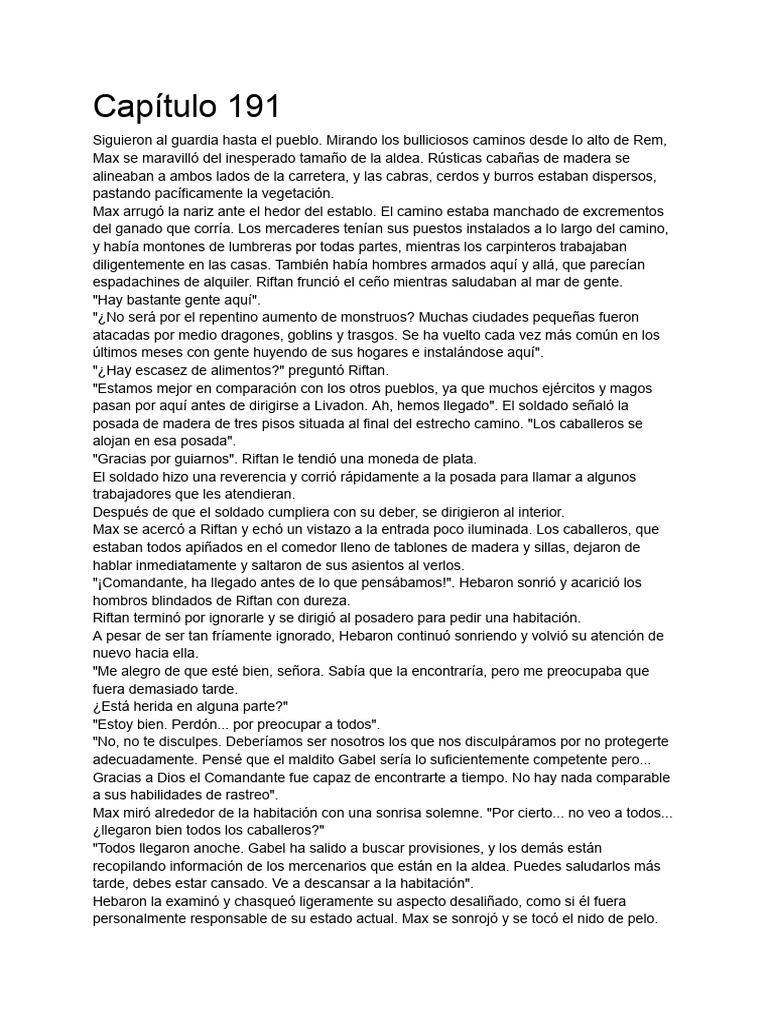 Bajo El Roble Cap 191-200 | PDF | Lluvia | Ropa