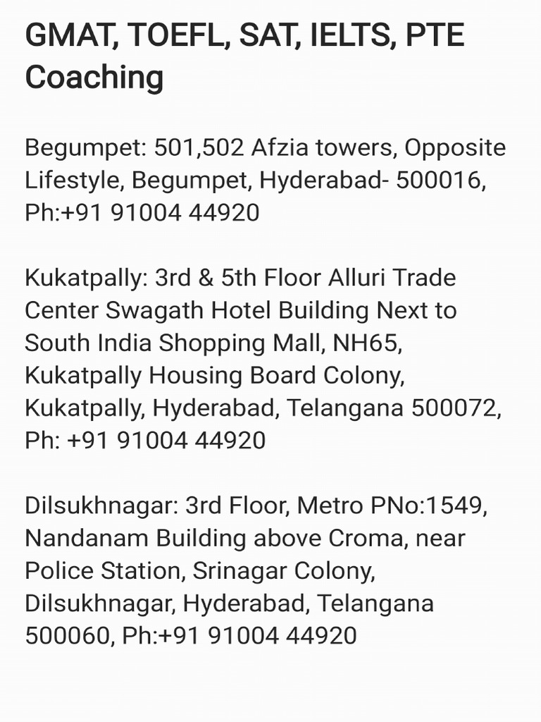 Texas Review Centers Lists | PDF