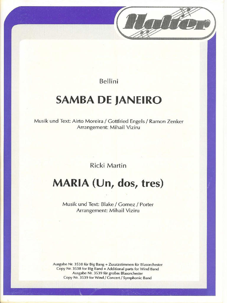 Maria (Un, Dos, Tres) | PDF